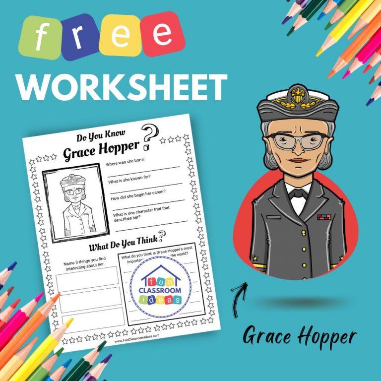 Free Grace Hopper Worksheet - Level-Up Your Worksheets