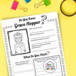 Free Grace Hopper Worksheet - Level-Up Your Worksheets