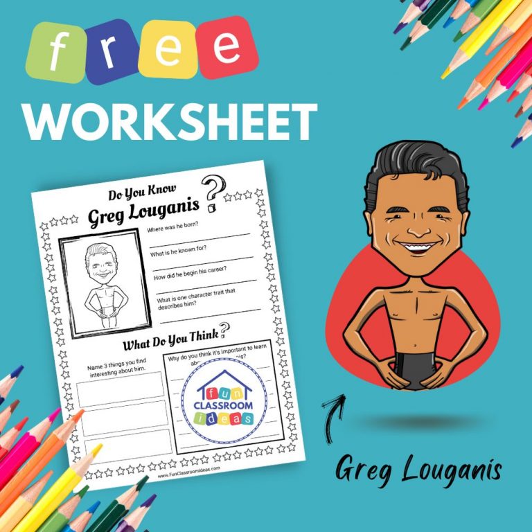 Free Greg Louganis Worksheet - Level-Up Your Worksheets
