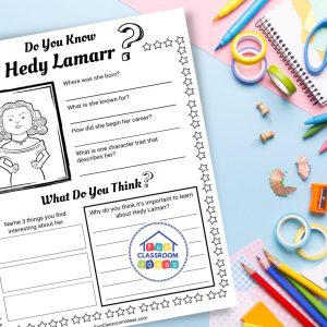 Free Hedy Lamarr Worksheet - Level-Up Your Worksheets
