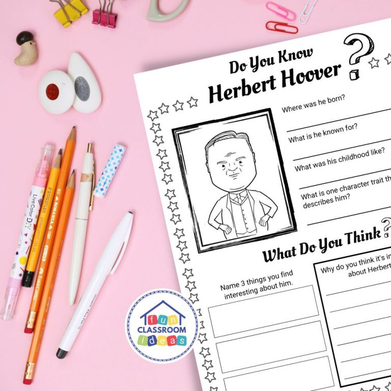 Free Herbert Hoover Worksheet - Level-Up Your Worksheets