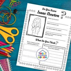 Free Isaac Newton Worksheet - Level-Up Your Worksheets