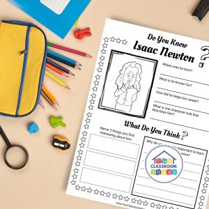 Free Isaac Newton Worksheet - Level-Up Your Worksheets