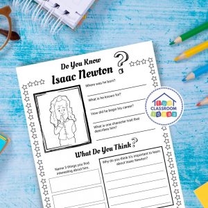 Free Isaac Newton Worksheet - Level-Up Your Worksheets