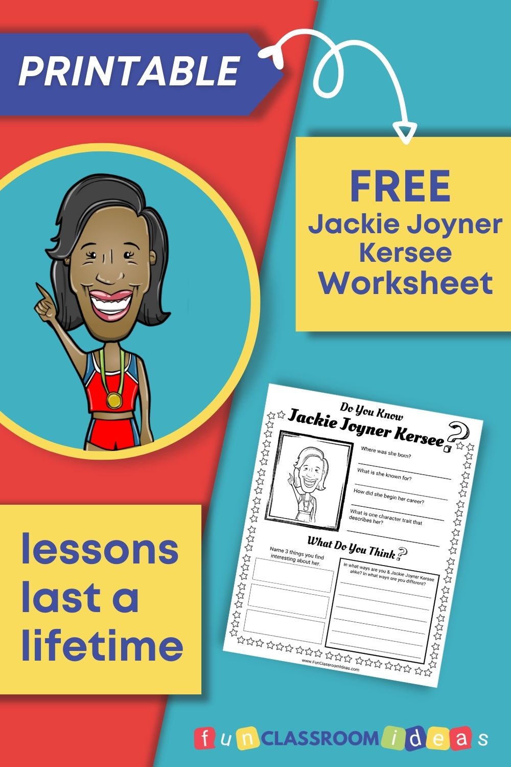 Free Jackie Joyner Kersee Worksheet - Level-Up Your Worksheets