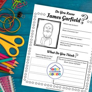 Free James Garfield Worksheet - Level-Up Your Worksheets