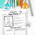 Free Jesse Owens Worksheet - Level-Up Your Worksheets