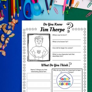 Free Jim Thorpe Worksheet - Level-Up Your Worksheets