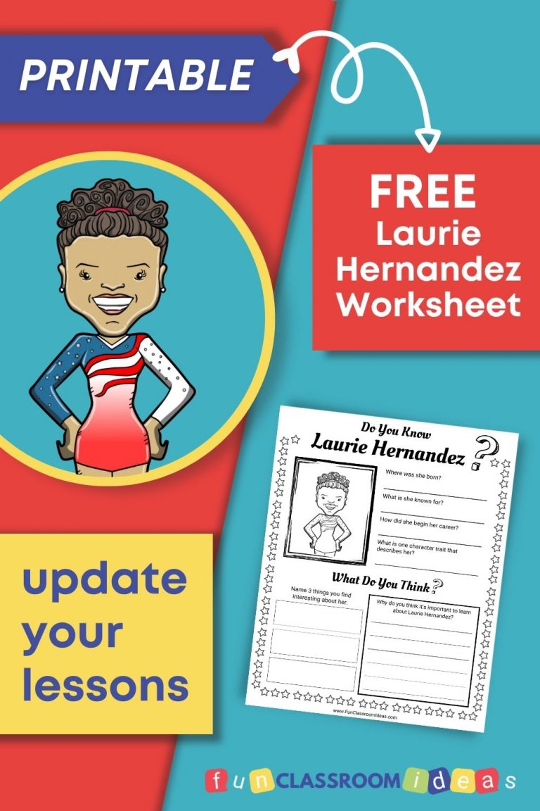 Free Laurie Hernandez Worksheet - Level-Up Your Worksheets