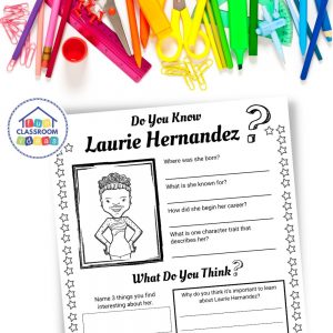Free Laurie Hernandez Worksheet - Level-Up Your Worksheets