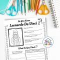 Free Leonardo Da Vinci Worksheet - Level-Up Your Worksheets