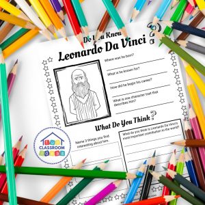 Free Leonardo Da Vinci Worksheet - Level-Up Your Worksheets