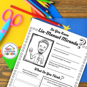 Free Lin-Manuel Miranda Worksheet - A PDF To Level-Up Your Worksheets