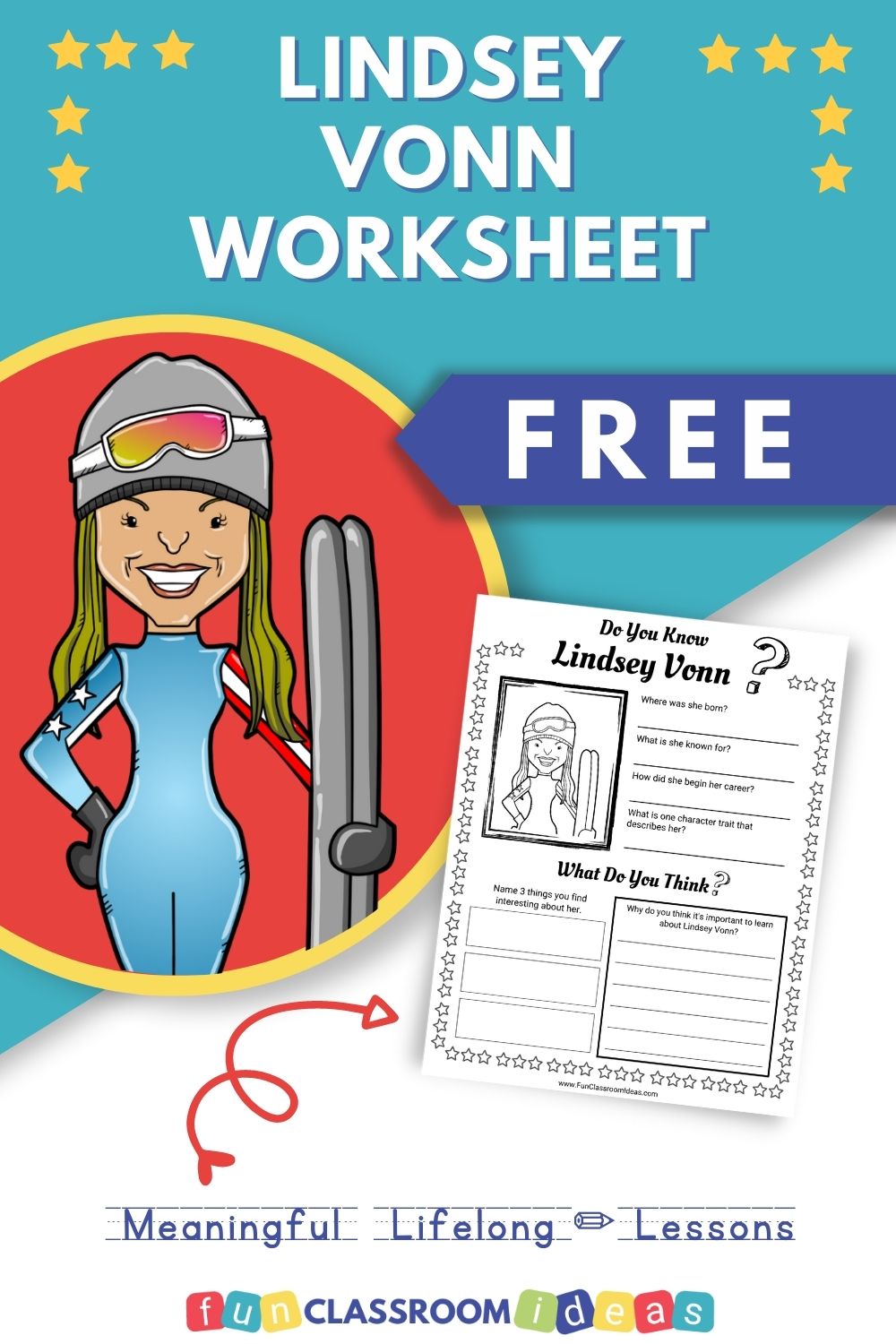 Free Lindsey Vonn Worksheet - Level-Up Your Worksheets