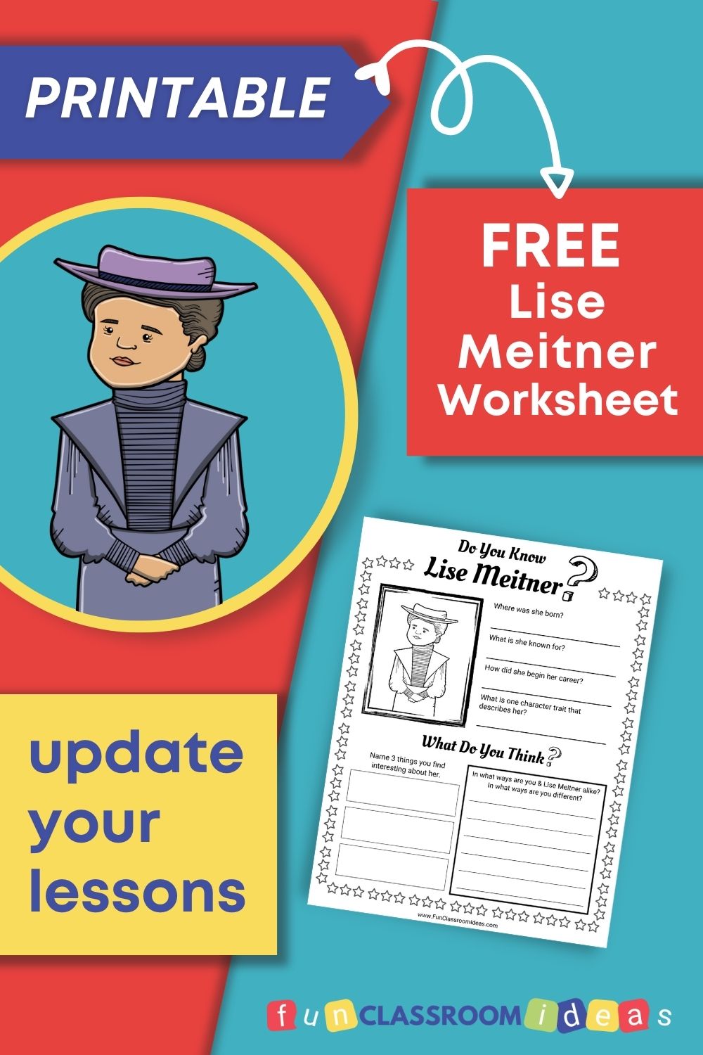 Free Lise Meitner Worksheet - Level-Up Your Worksheets