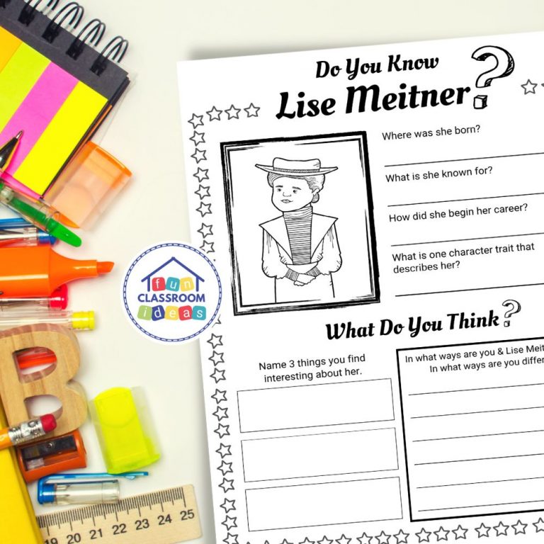 Free Lise Meitner Worksheet - Level-Up Your Worksheets