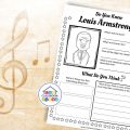 Free Louis Armstrong Worksheet - Level-Up Your Worksheets