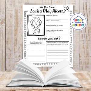 Free Louisa May Alcott Worksheet - Level-Up Your Worksheets