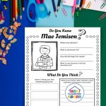 Free Mae Jemison Worksheet - Level-Up Your Worksheets