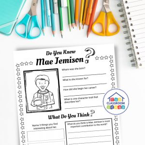 Free Mae Jemison Worksheet - Level-Up Your Worksheets