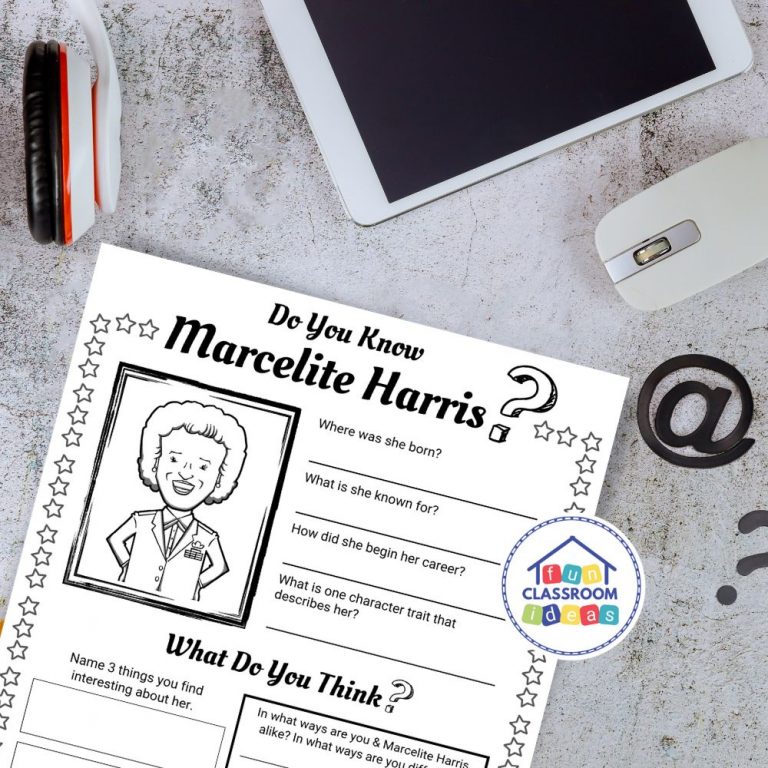 Free Marcelite Harris Worksheet - Level-Up Your Worksheets