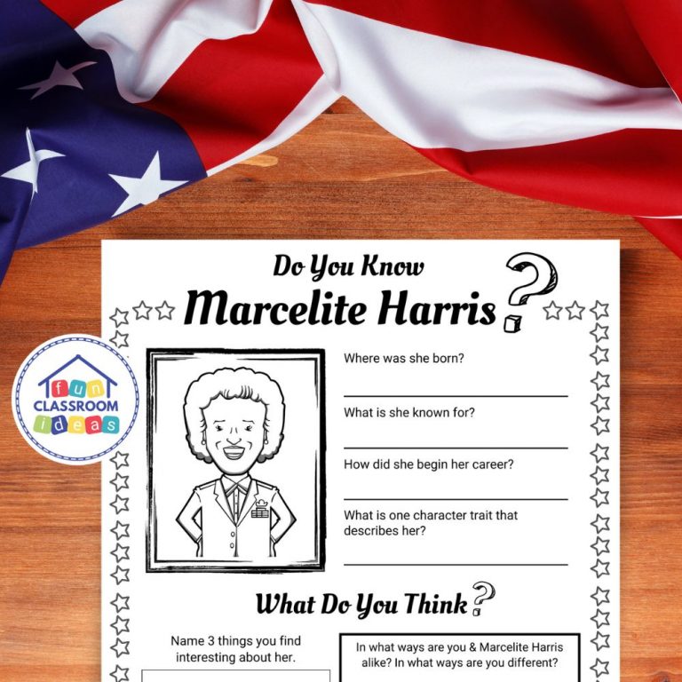 Free Marcelite Harris Worksheet - Level-Up Your Worksheets