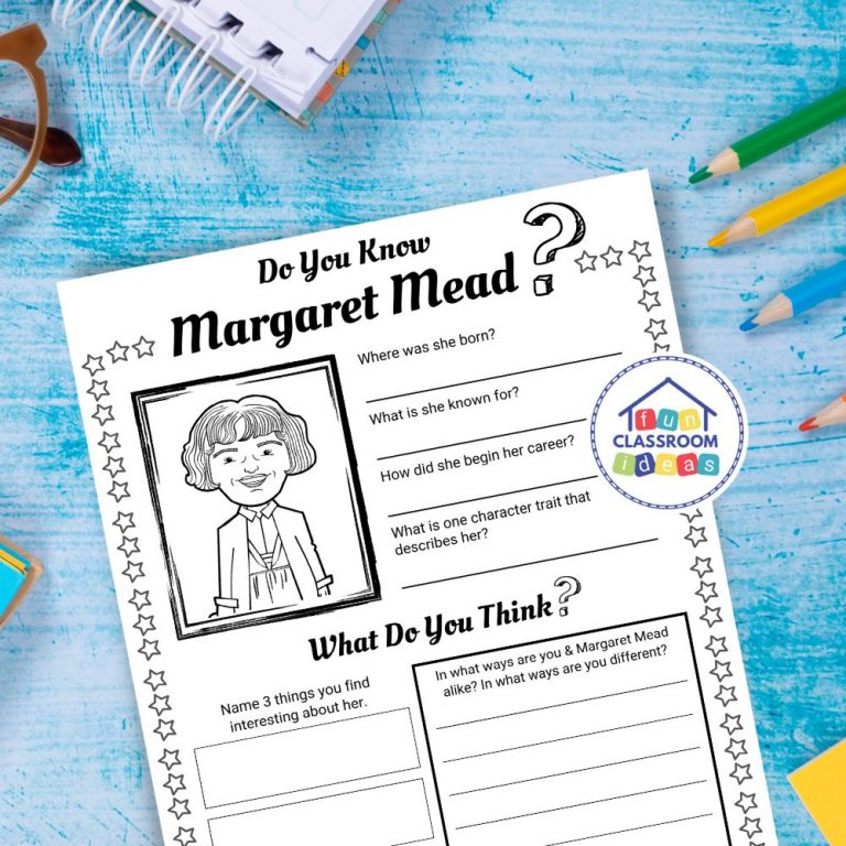 Free Margaret Mead Worksheet - Level-Up Your Worksheets