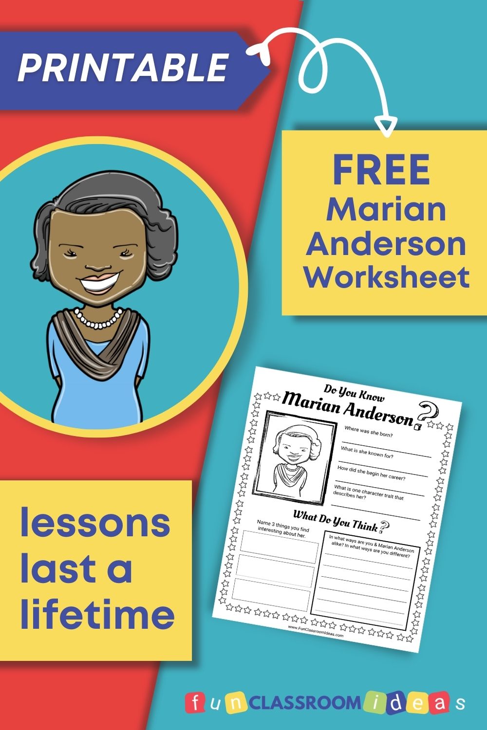 Free Marian Anderson Worksheet - Level-Up Your Worksheets