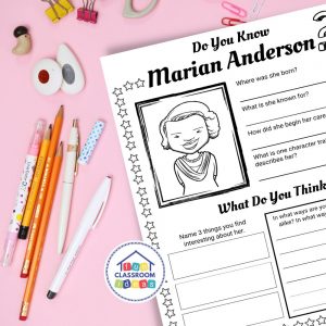 Free Marian Anderson Worksheet - Level-Up Your Worksheets