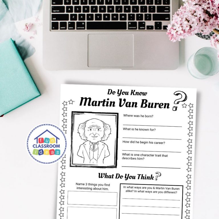 Free Martin Van Buren Worksheet - Level-Up Your Worksheets