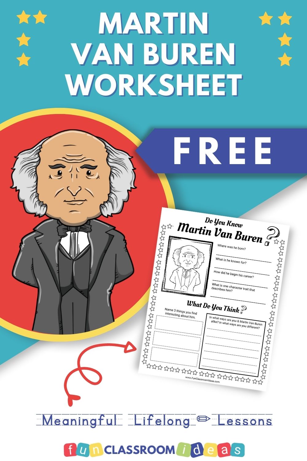 Free Martin Van Buren Worksheet - Level-Up Your Worksheets