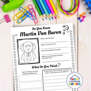 Free Martin Van Buren Worksheet - Level-Up Your Worksheets