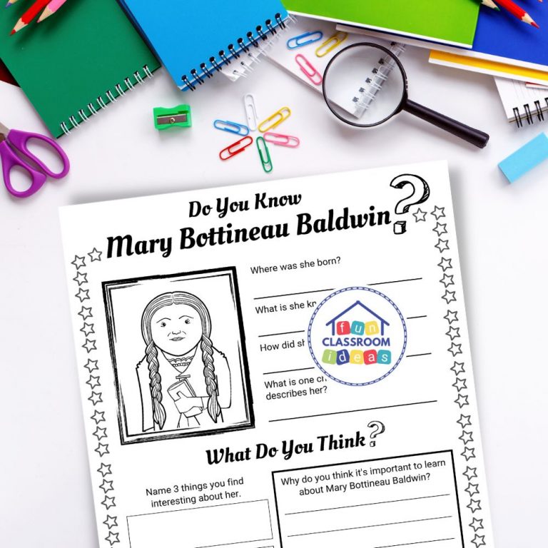 Free Mary Bottineau Baldwin Worksheet - Level-Up Your Worksheets