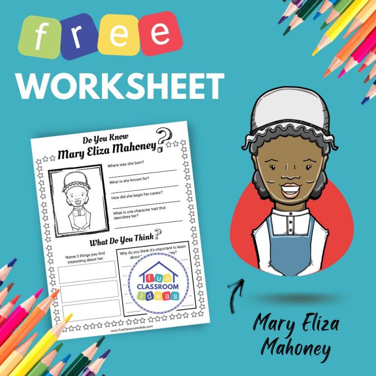 Free Mary Eliza Mahoney Worksheet - Level-Up Your Worksheets