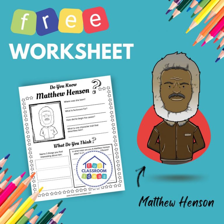 Free Matthew Henson Worksheet - Level-Up Your Worksheets