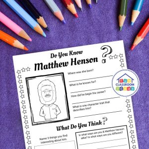 Free Matthew Henson Worksheet - Level-Up Your Worksheets