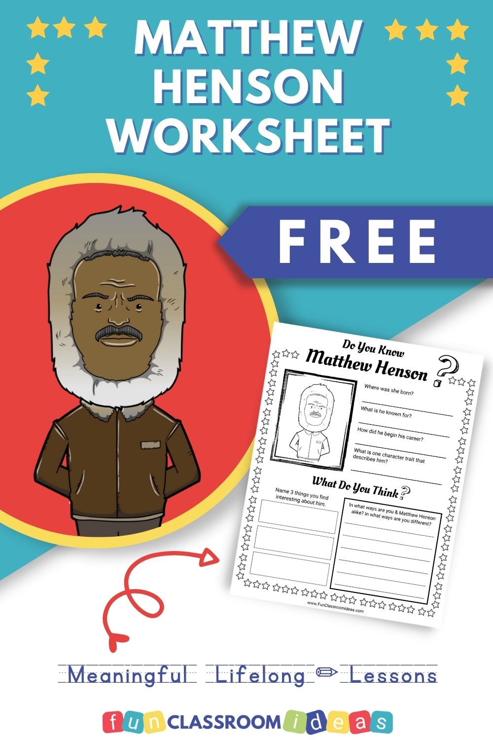 Free Matthew Henson Worksheet - Level-Up Your Worksheets