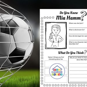 Free Mia Hamm Worksheet - Level-Up Your Worksheets