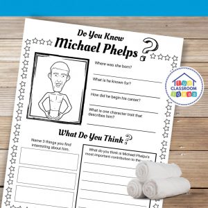 Free Michael Phelps Worksheet - Level-Up Your Worksheets