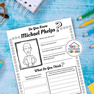 Free Michael Phelps Worksheet - Level-Up Your Worksheets