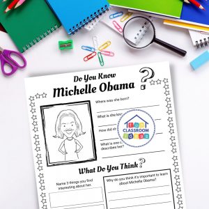Free Michelle Obama Worksheet - Level-Up Your Worksheets