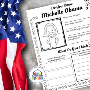 Free Michelle Obama Worksheet - Level-Up Your Worksheets