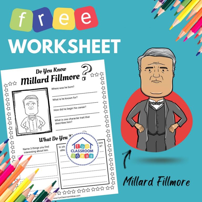 Free Millard Fillmore Worksheet - Level-Up Your Worksheets