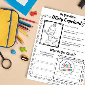 Free Misty Copeland Worksheet - Level-Up Your Worksheets