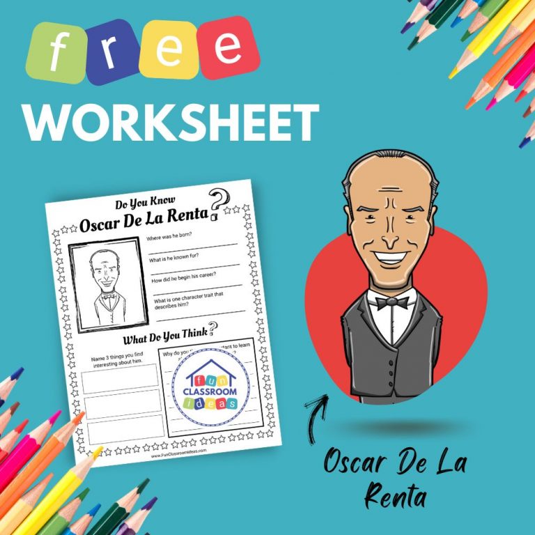 Free Oscar De La Renta Worksheet - Level-Up Your Worksheets