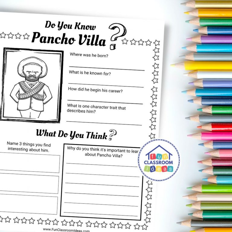 Free Pancho Villa Worksheet - Level-Up Your Worksheets