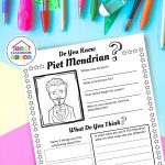 Free Piet Mondrian Worksheet - Level-Up Your Worksheets
