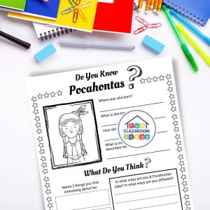 Free Pocahontas Worksheet - Level-Up Your Worksheets