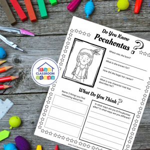 Free Pocahontas Worksheet - Level-Up Your Worksheets