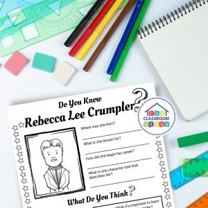 Free Rebecca Lee Crumpler Worksheet - Level-Up Your Worksheets